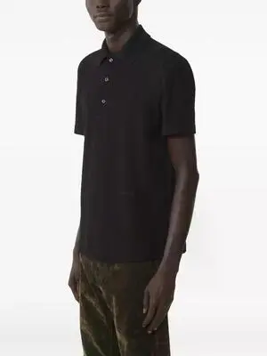 LANVIN Polo Shirt In Pique Cotton