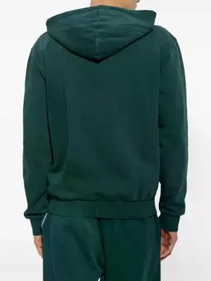 Moschino Logo-tape Zip-up Hoodie