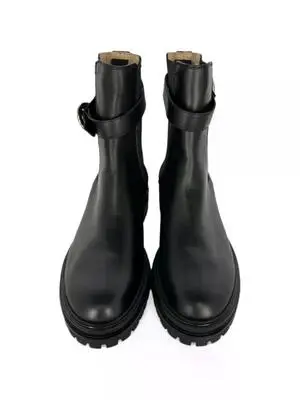 GIANVITO ROSSI Embellished Buckle Ankle Boots