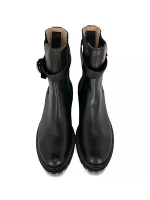 GIANVITO ROSSI Embellished Buckle Ankle Boots