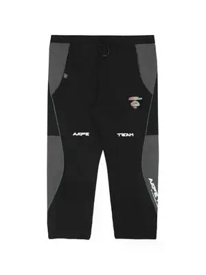 AAPE BY *A BATHING APE Moonface Panelled Track Pants - Grey