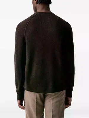 American Vintage Damsville Raglan-sleeve Ribbed-knit Sweater