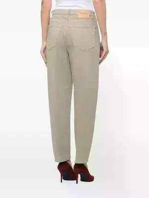 DONDUP Logo-plaque Tapered Trousers
