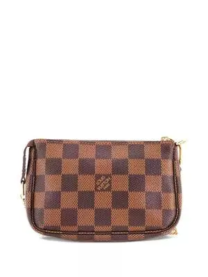 LOUIS VUITTON Pochette Accessoires Limited Edition Damier Mini Clutch Bag