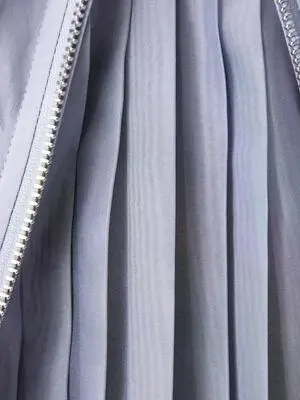 Sisley Side-zip Pleated-back Shirt