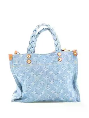 LOUIS VUITTON Let Go Monogram Denim Pm Tote Bag - Blue