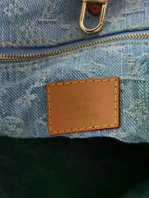 LOUIS VUITTON Let Go Monogram Denim Pm Tote Bag