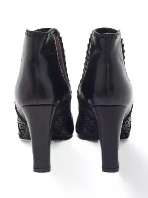TOD'S Perforated Leather Ankle Boots