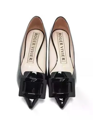ROGER VIVIER Gommettine Patent Leather Pumps