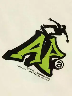 AAPE BY *A BATHING APE Ap/unvs Graffiti-print T-shirt