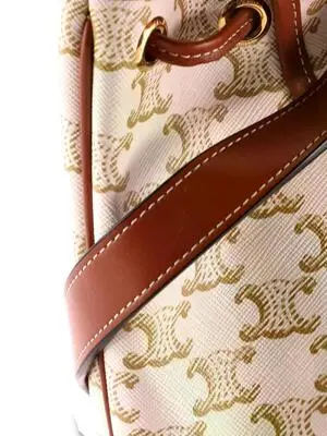 Celine Folco Triomphe Coated Canvas Mini Backpack