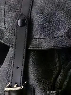 LOUIS VUITTON Christopher Damier Graphite Pm Backpack - Black