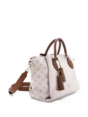 LOUIS VUITTON Haumea Handbag Mahina Leather Satchel