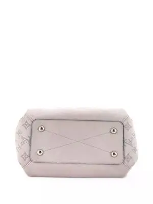 LOUIS VUITTON Haumea Handbag Mahina Leather Satchel