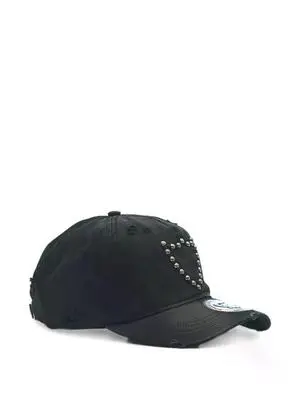 HTC LOS ANGELES Studded Distressed Baseball Cap
