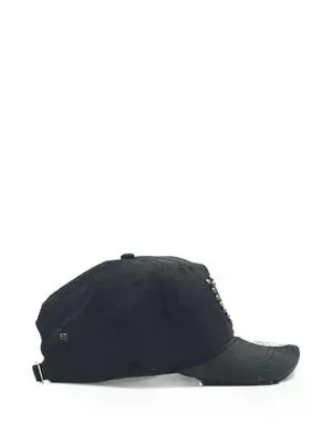 HTC LOS ANGELES Studded Distressed Baseball Cap