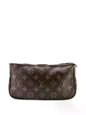 LOUIS VUITTON Multi Pochette Accessoires Monogram Canvas Crossbody Bag - Brown