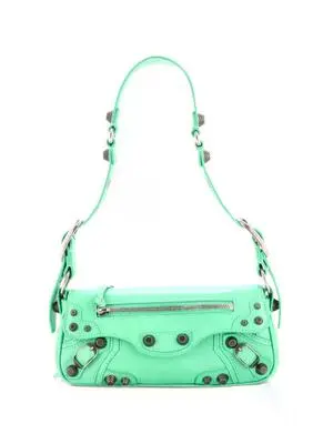Balenciaga Le Cagole Giant Studs Sling Bag Leather Xs Shoulder Bag - Green