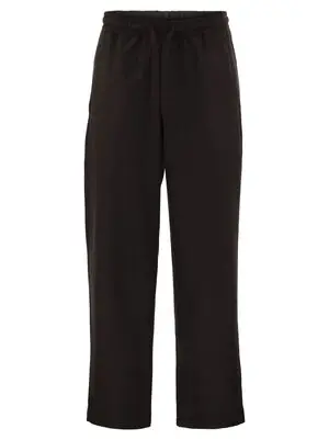 A.p.c. Recycled Wool-blend Trousers With Drawstring - Brown