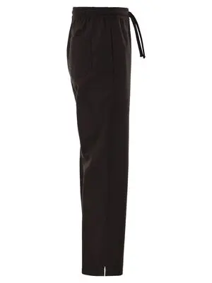 A.p.c. Recycled Wool-blend Trousers With Drawstring