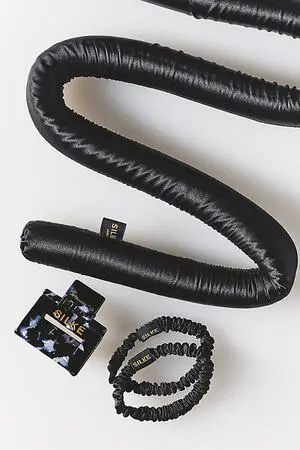 SILKE LONDON Silk Heatless Curler Set - Black