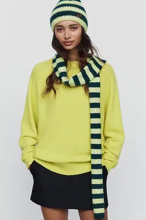 DAMSON MADDER Striped Scarf