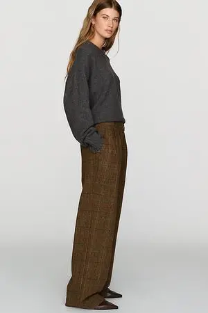 ROWING BLAZERS 1% Wool Plaid Trousers Pants