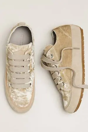 CANDICE COOPER Twist Velvet Suede Sneakers