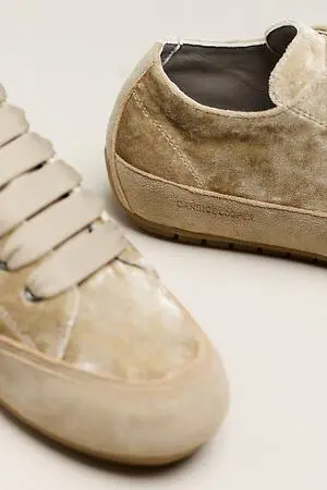 CANDICE COOPER Twist Velvet Suede Sneakers
