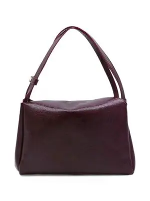THEMOIRE Crinkled-finish Shoulder Bag - Red