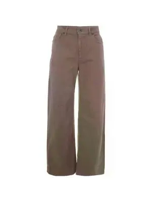 P.a.r.o.s.h Wide-leg Trousers - Neutrals