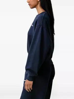 Sporty & Rich Logo-print Cropped Sweatshirt