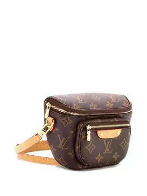 LOUIS VUITTON Bum Bag Monogram Canvas Mini Belt Bag