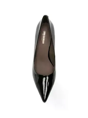 LINDA BAUMANN Patent-finish Pointed-toe Pumps