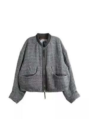 ZIGGY CHEN Zip-up Bomber Jacket