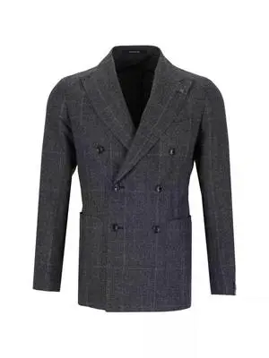 Tagliatore Prince Of Wales Check Montecarlo Suit - Grey