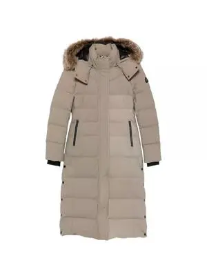 Moose Knuckles Jocada Fur-trimmed Parka Coat - Neutrals