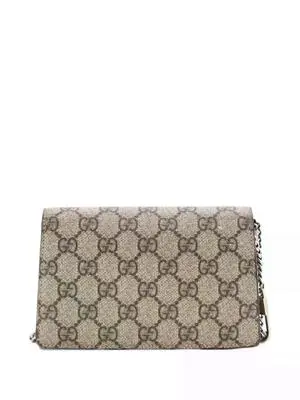 Gucci Dionysus Bag Gg Coated Canvas Super Mini Crossbody Bag