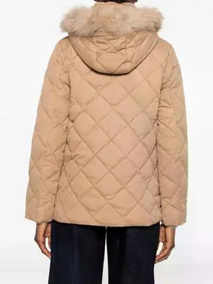 Ralph Lauren Quilted Faux Fur-trim Jacket