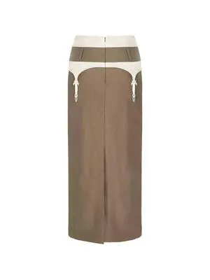 SEEN USERS Governess Suspender-detail Skirt