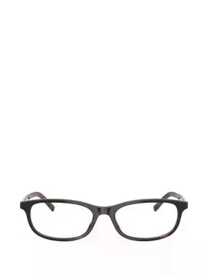 Prada Tortoiseshell-effect Rectangle-frame Glasses