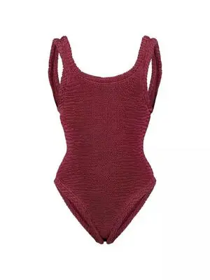 PARAMIDONNA Hailey Crinkle-effect Swimsuit - Red