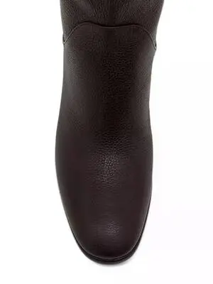 POLLINI Grained Leather Boots