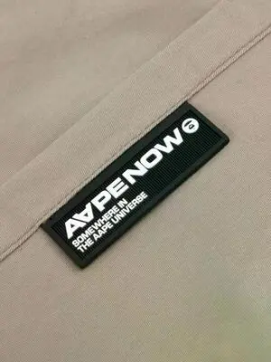 AAPE BY *A BATHING APE Moonface-patch Tapered Trousers