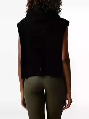 Patrizia Pepe Hooded Knitted Vest