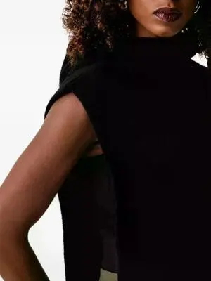 Patrizia Pepe Hooded Knitted Vest