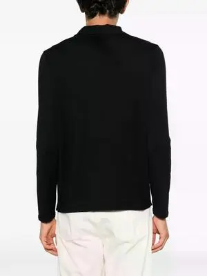 SONRISA Long-sleeve Polo Shirt - Black