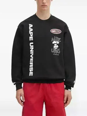 AAPE BY *A BATHING APE Unvs Logo-print Sweatshirt