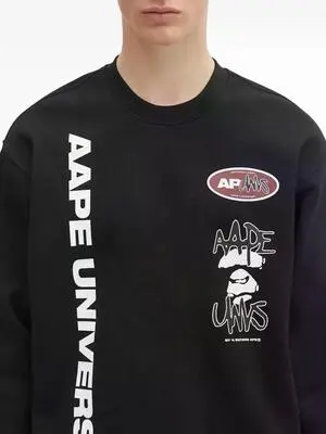 AAPE BY *A BATHING APE Unvs Logo-print Sweatshirt