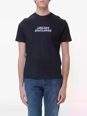 Armani Exchange Logo-print T-shirt - Blue